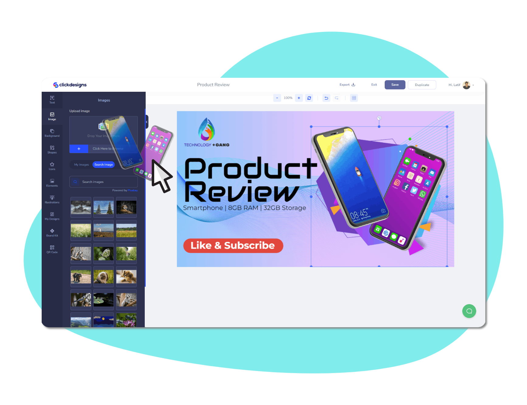 Upload Your Own Custom Thumbnail Images